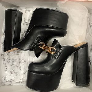 Dolls Kill | Shoes | Dolls Kill Noir Of Course I Did Platform Mules 7 2 ...